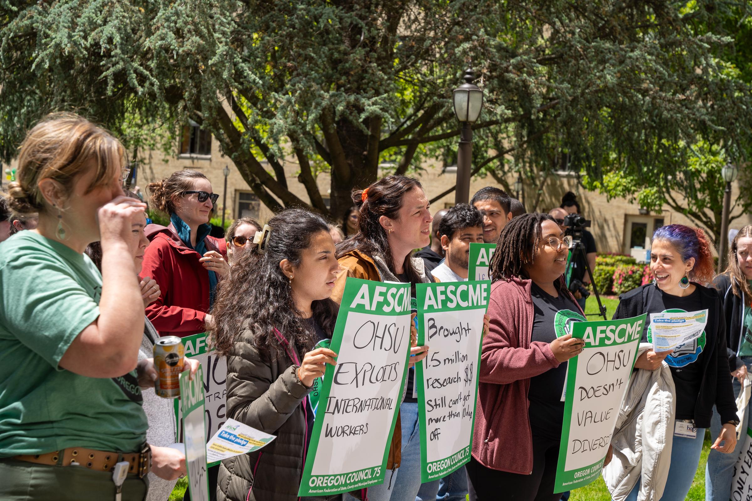 OHSU Postdoctoral Researchers To Go On Strike August 15th | AFSCME Union Hall